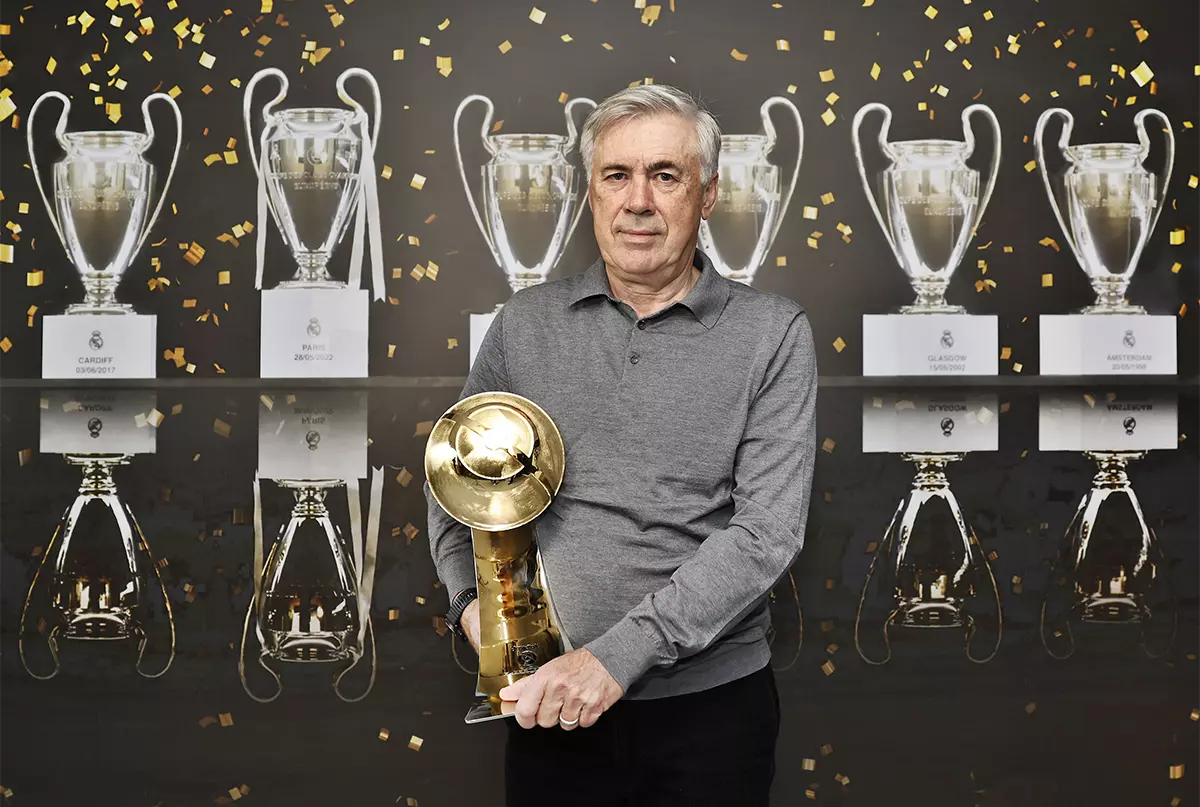 Carlo Ancelotti (Best Coach of the Year) - Globe Soccer Awards Carlo Ancelotti (Best Coach of the Year) - Globe Soccer Awards